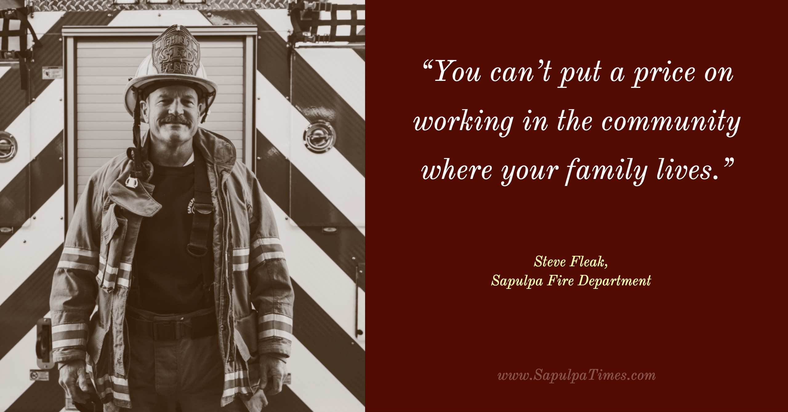 One Last Call: Fireman Steve Fleak retires after 28 years – Sapulpa Times