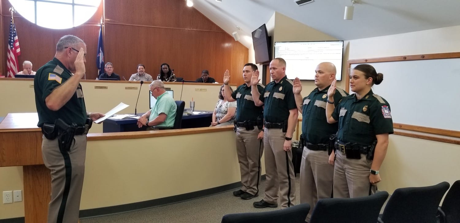 Four New Sapulpa Police Officers Sworn in – Sapulpa Times