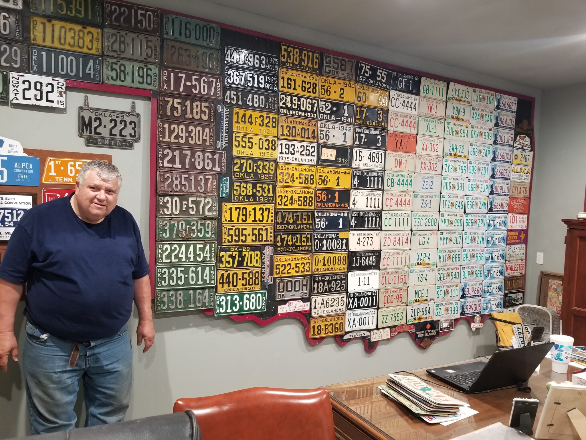 Local resident accrues massive license plate collection – Sapulpa Times