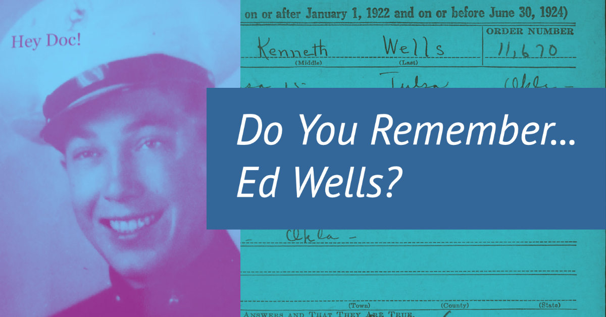 Do You Remember…Ed Wells? – Sapulpa Times