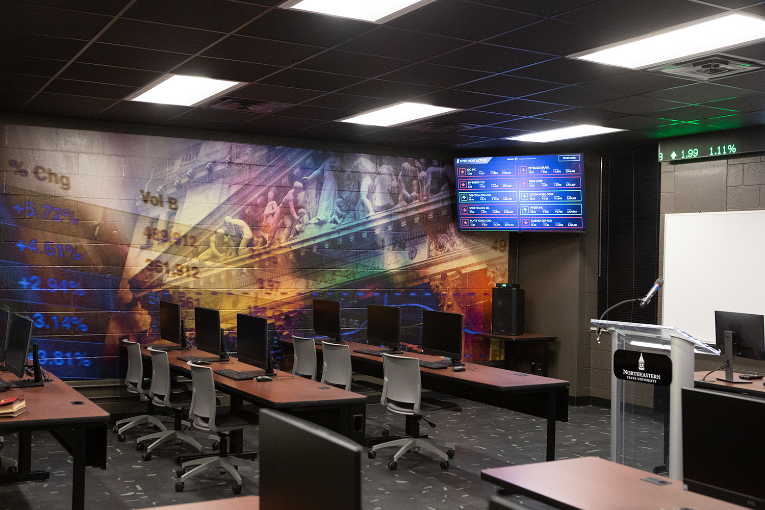 New Battenfield-Carletti Investment Lab opens at Northeastern State ...