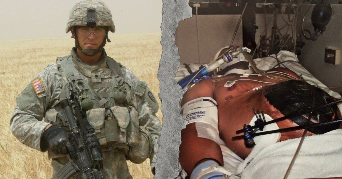 “I’m a different person:” Army veteran injured in Iraq 15 years ago ...