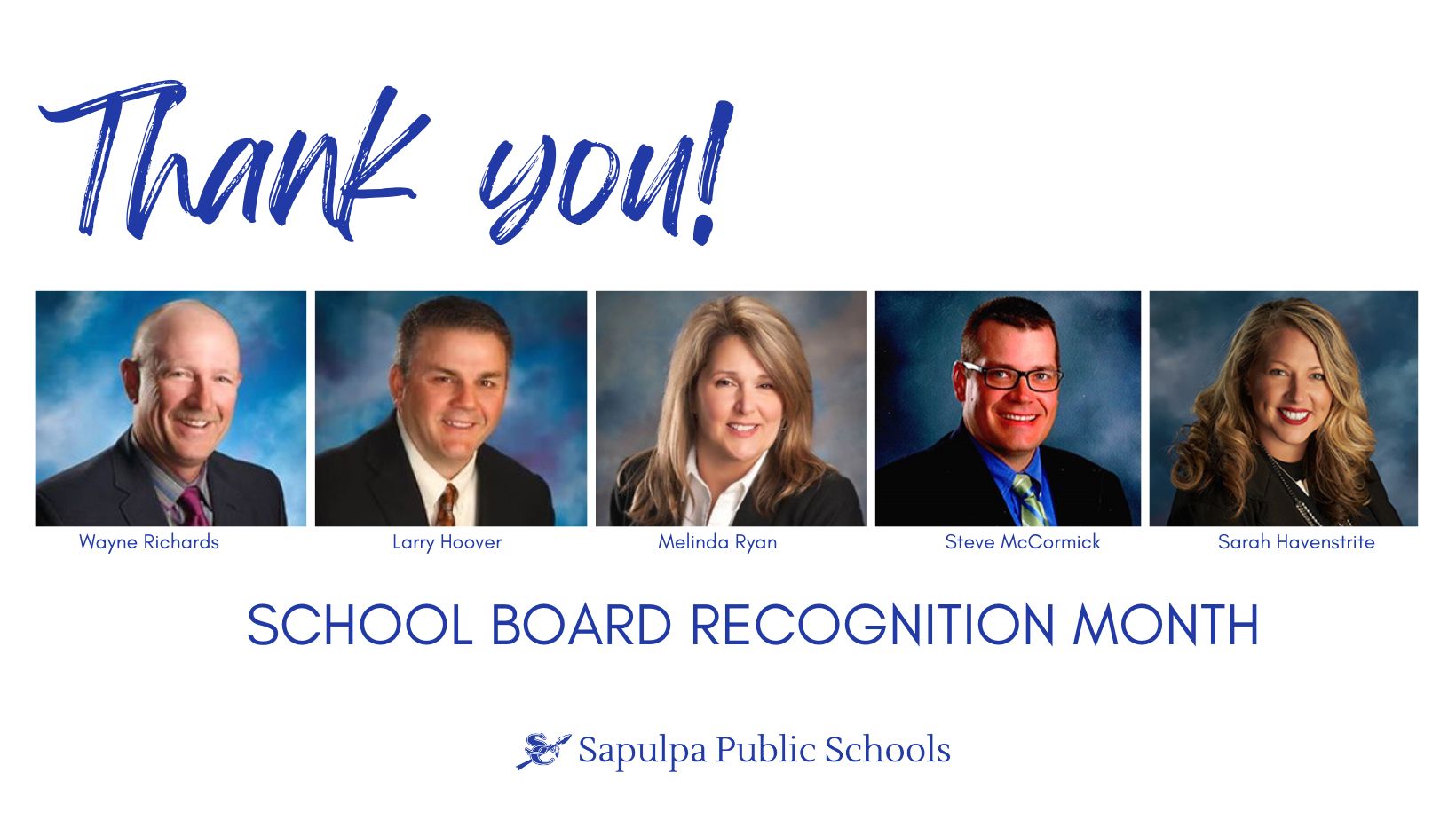 School board leaders recognized in January – Sapulpa Times