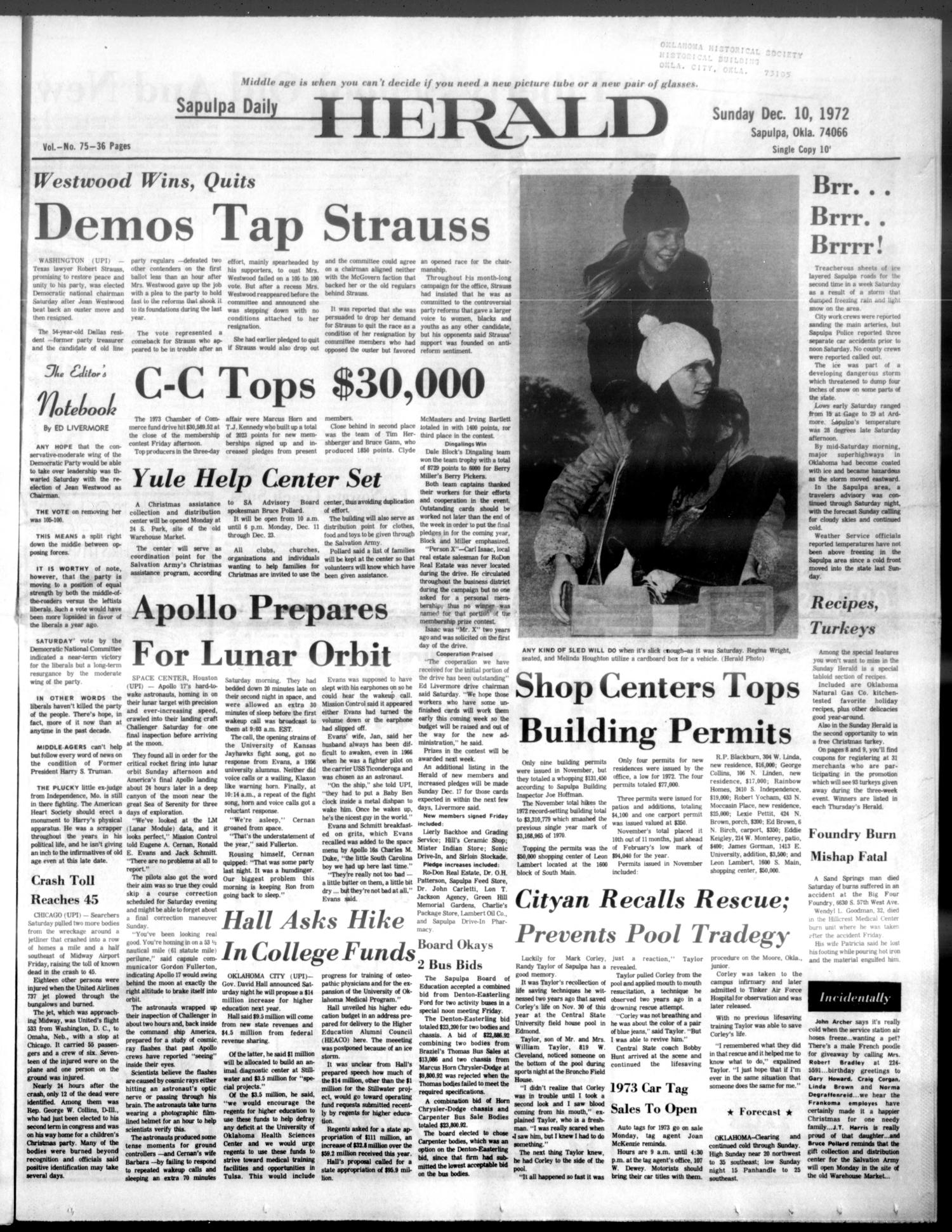 Spotlight on Sapulpa: Headlines for December 10th – Sapulpa Times