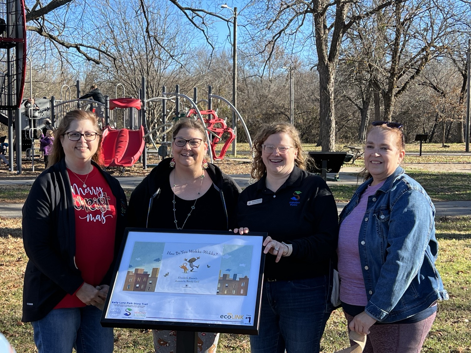 Sapulpa Parks celebrates the grand opening of the Kelly Lane Park Story ...