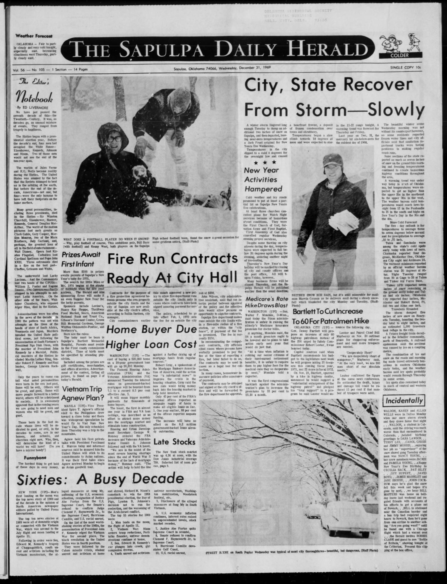 Spotlight on Sapulpa: Headlines for December 31st – Sapulpa Times