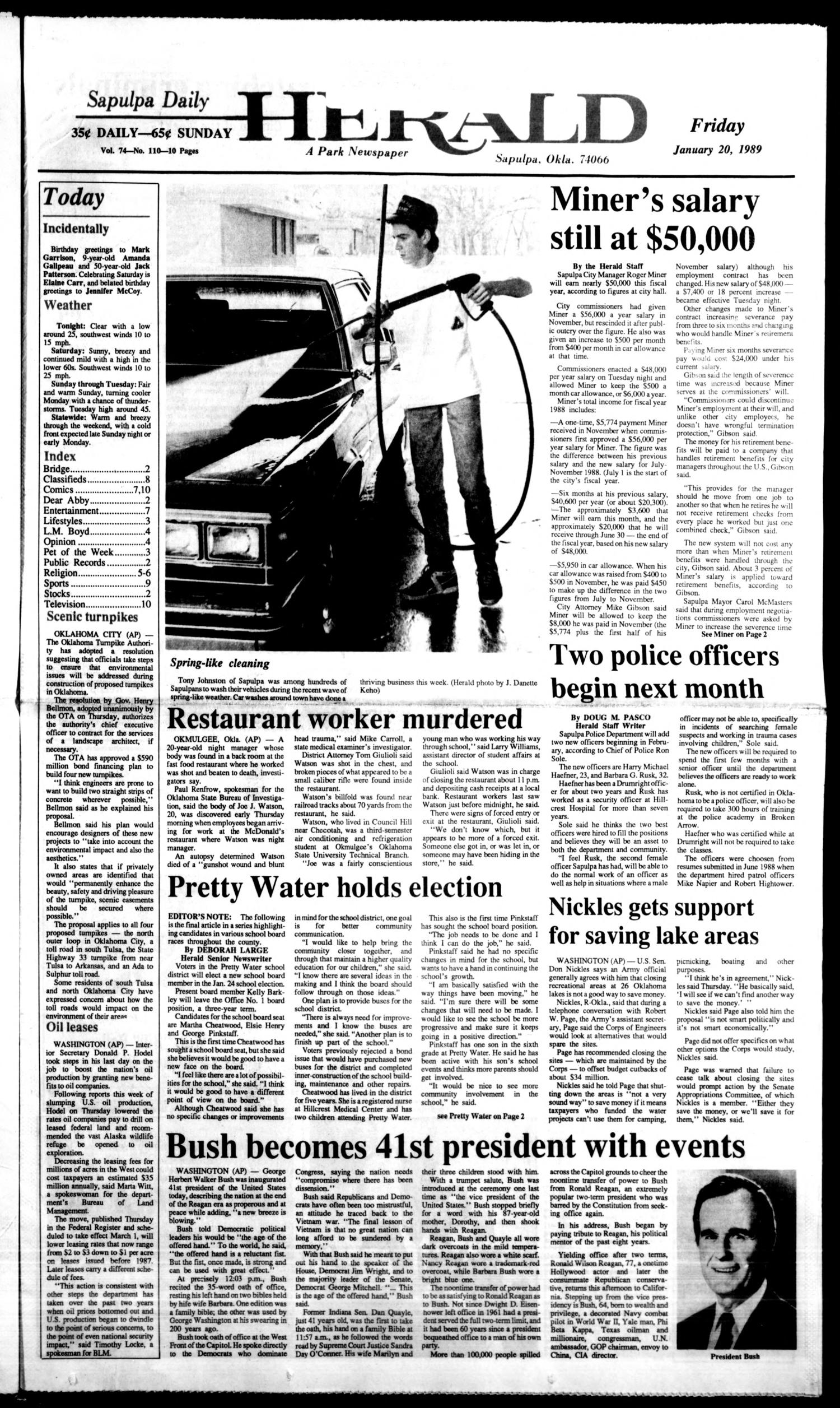 Spotlight on Sapulpa: Headlines for January 20th – Sapulpa Times