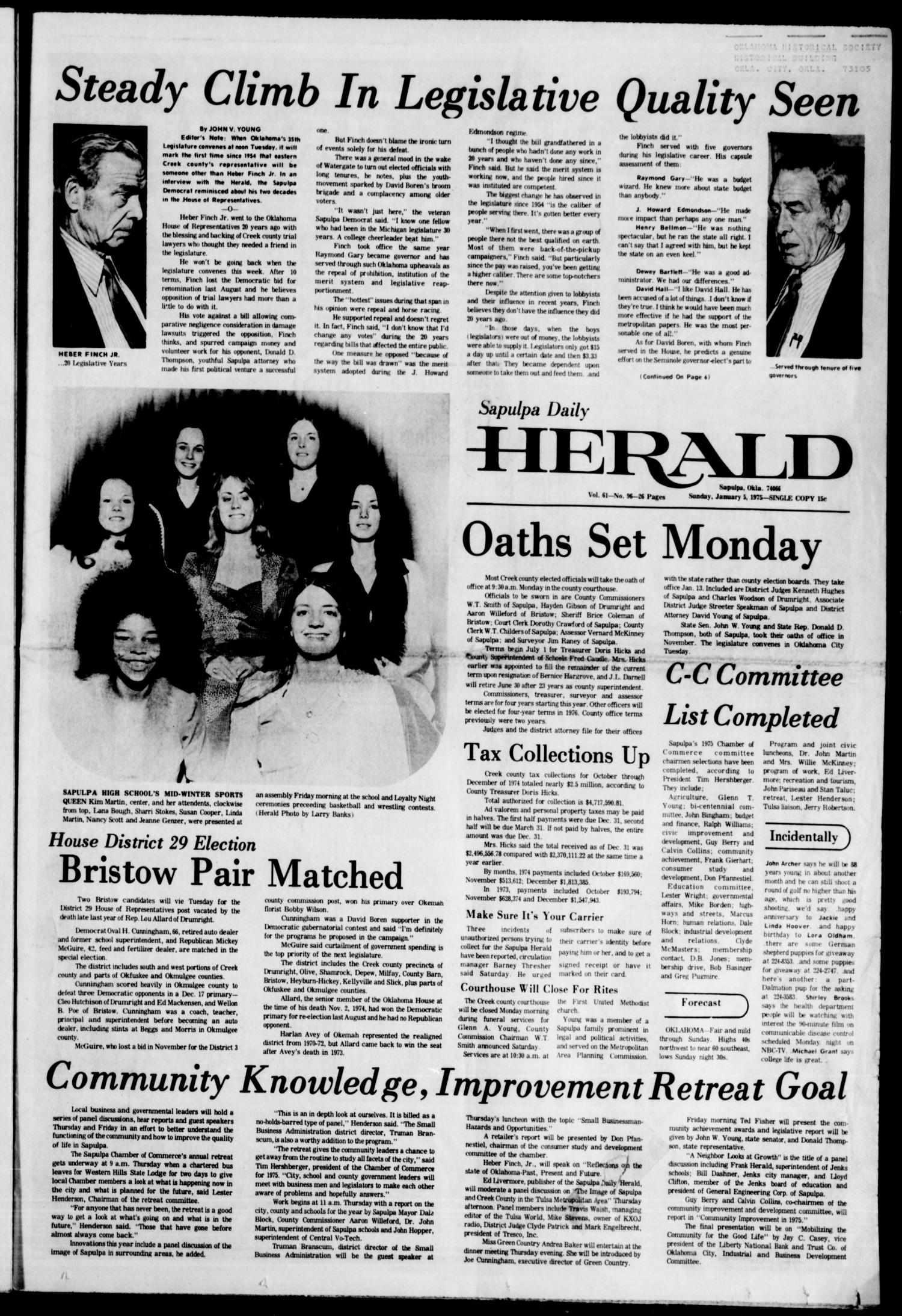 Spotlight on Sapulpa: Headlines for January 5th – Sapulpa Times