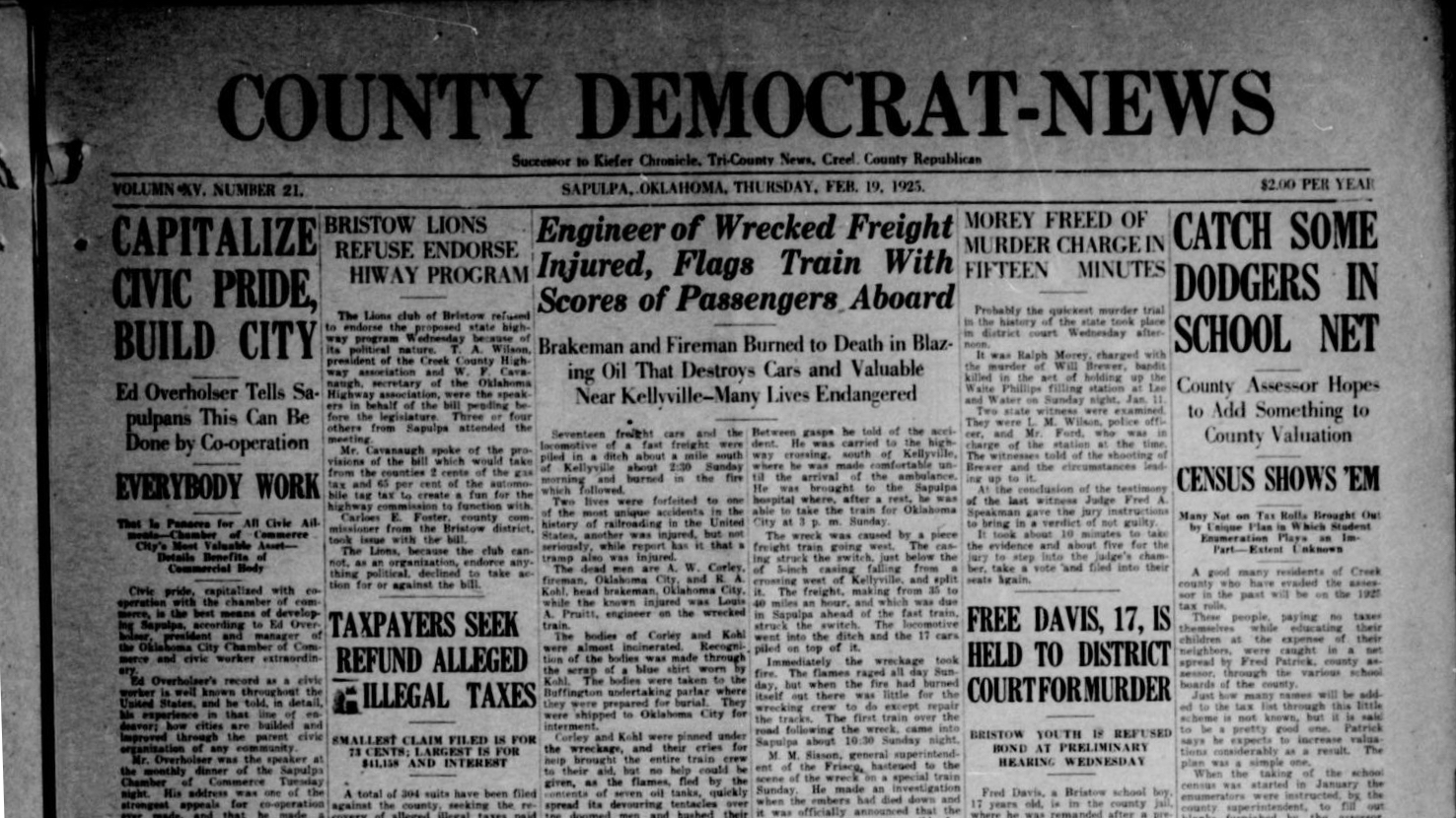 Spotlight on Sapulpa: Headlines for February 19th – Sapulpa Times