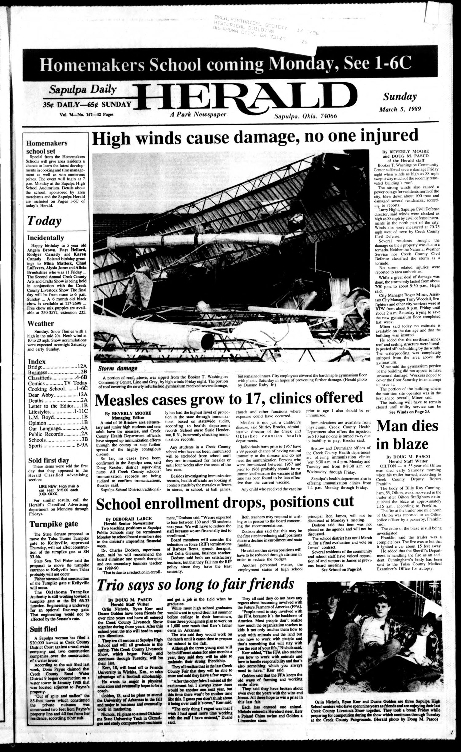 Spotlight on Sapulpa: Headlines for March 5th – Sapulpa Times