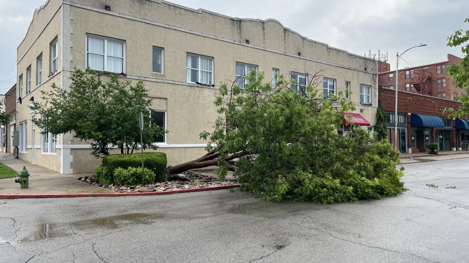 Severe Storm in Sapulpa Brings Down Trees, Blows Out Windows in The Way Church – Sapulpa Times